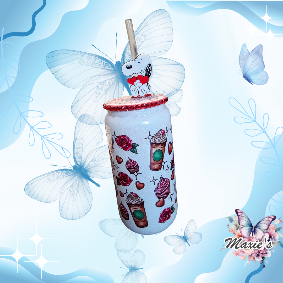 Full Of 💕 Puppy Dog 3D Printed Straw Topper – Maxie's