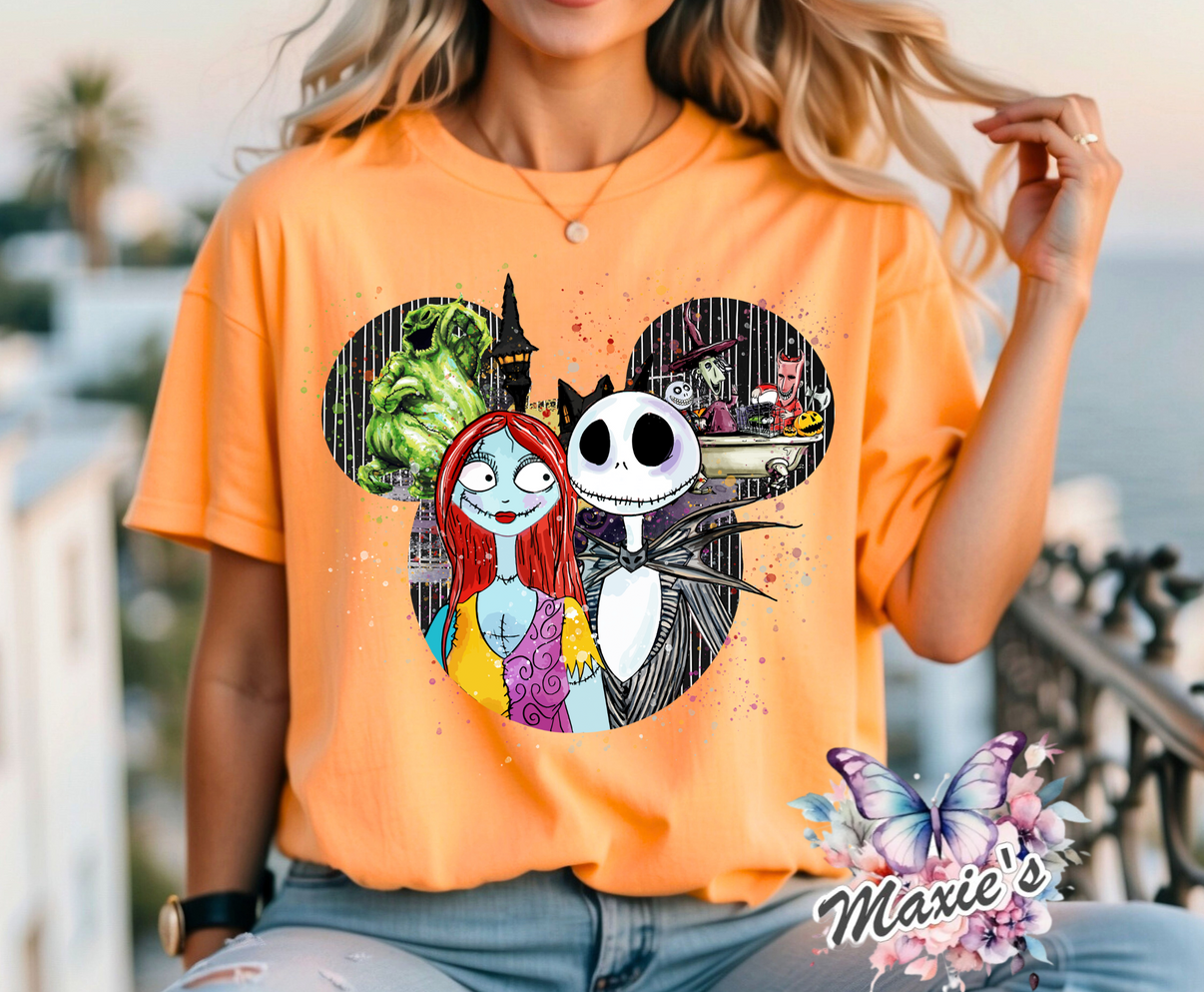 Nightmare Before Christmas Theme DTF Transfer Print – Maxie's